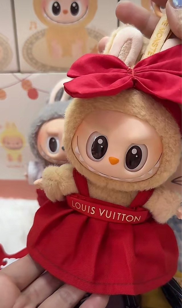 LABUBU DRESS louis vuitton LV branded premium baju, Toys & Collectibles ...