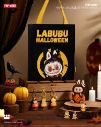 Labubu Halloween Tote Bag (STBO), Hobbies & Toys, Toys & Games on Carousell