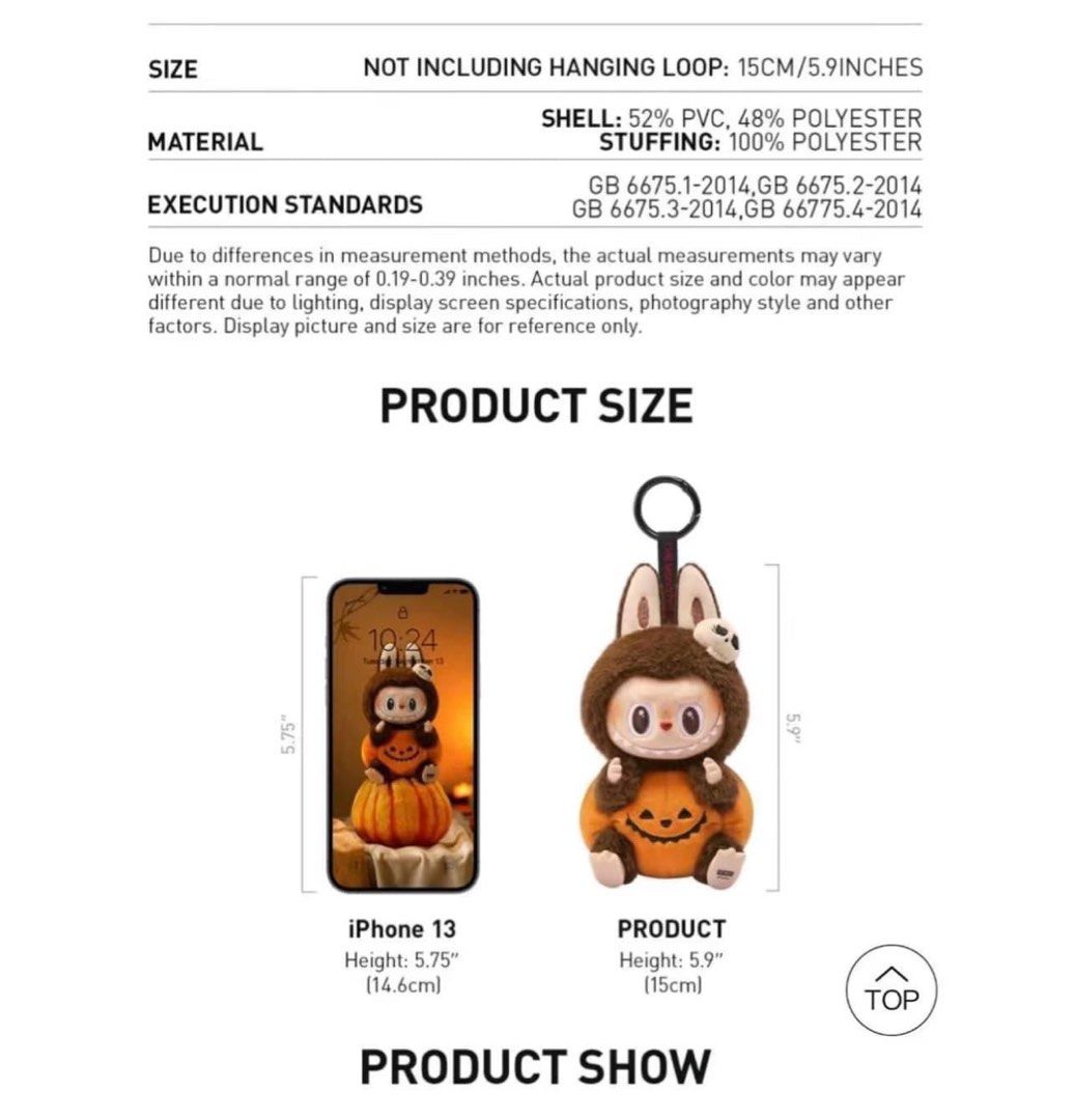 Labubu Happy Halloween Sitting Pumpkin, Hobbies & Toys, Toys & Games on ...