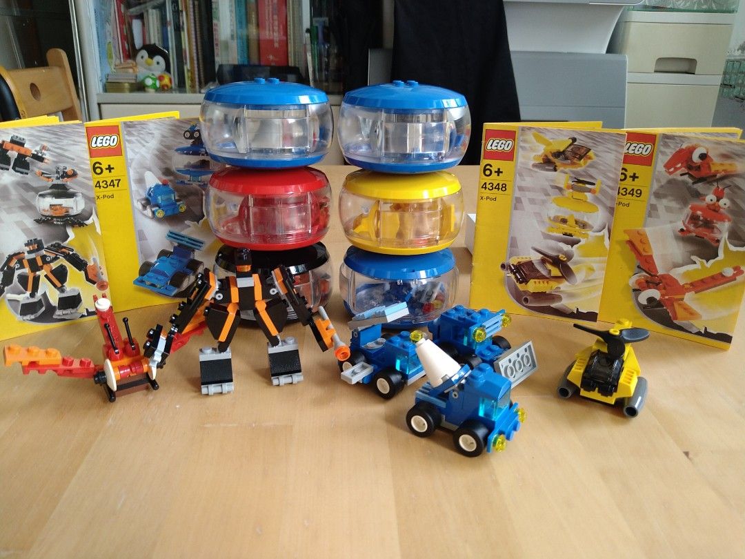 （已絕版）Lego X Pod Auto 系列 （4335, 4347，4348，4349）（留意下面詳述，下面例明每套售價）, 興趣及遊戲 ...