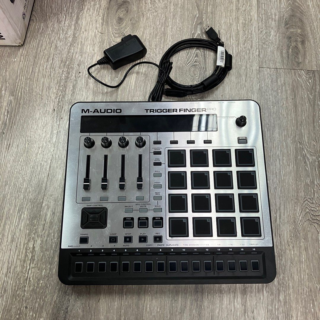 M-Audio Trigger Finger Pro - USB MIDI Controller, Hobbies & Toys, Music ...