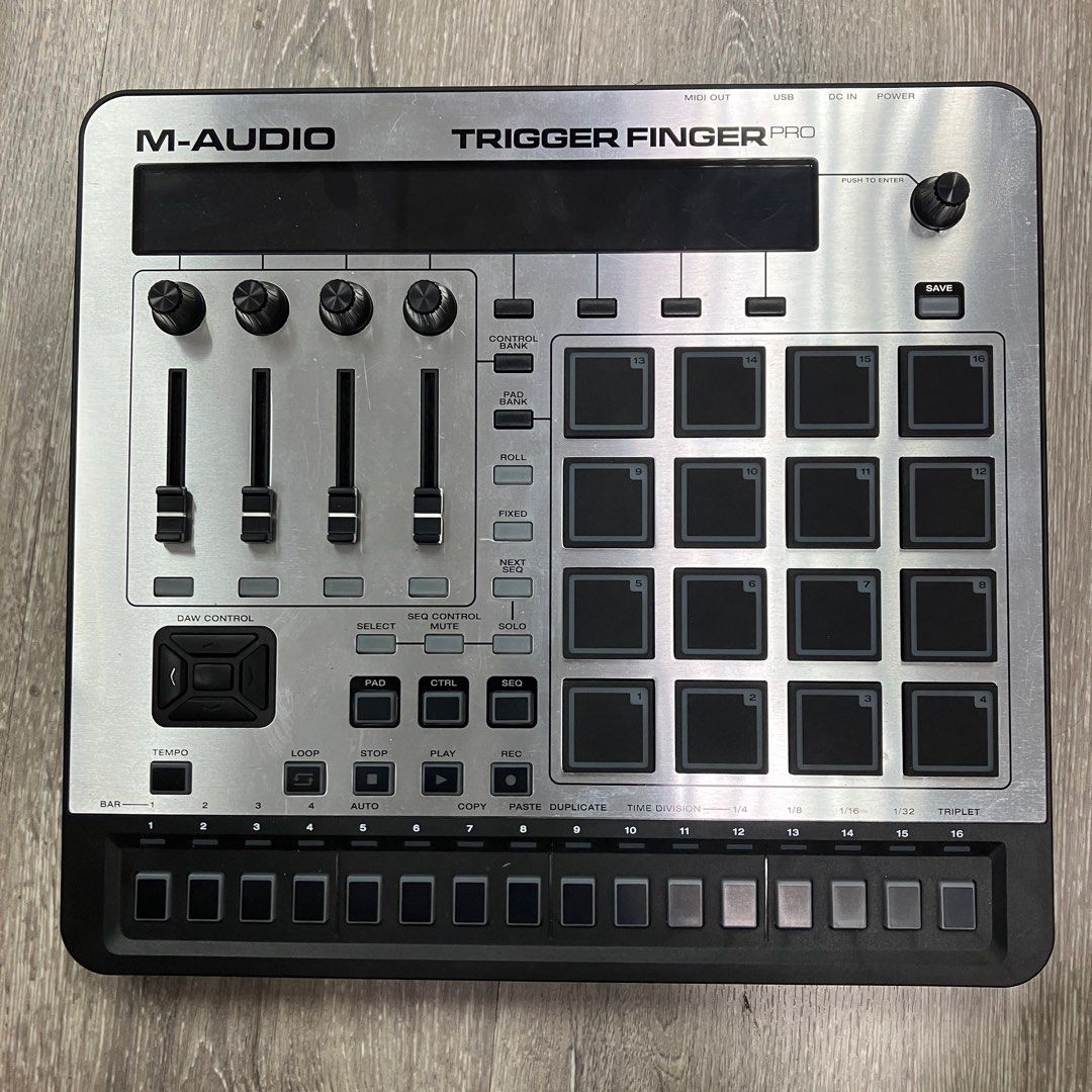M-Audio Trigger Finger Pro - USB MIDI Controller, Hobbies & Toys, Music ...