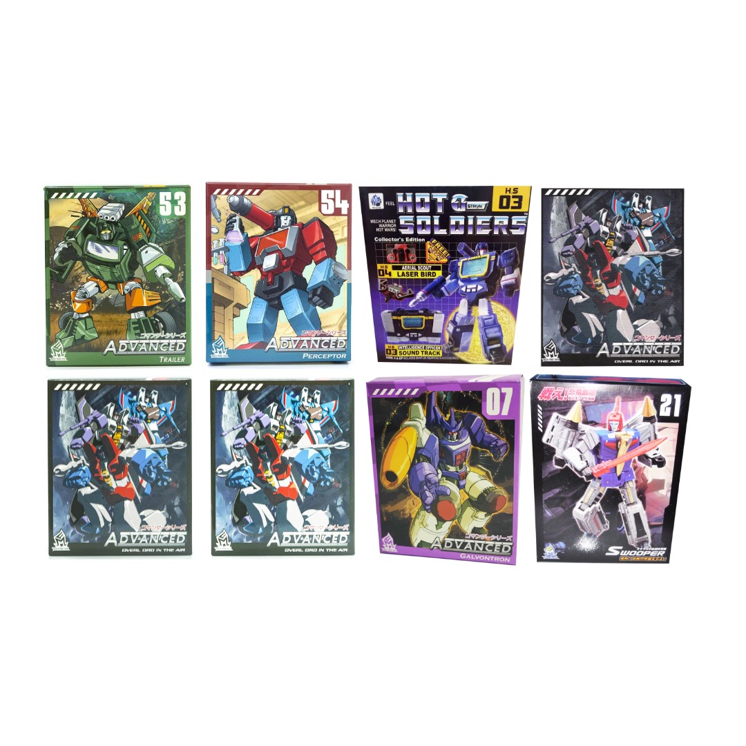 Mech Planet Transformers Hot Soldiers HS-03 Soundwave, MF-53 Trailer ...