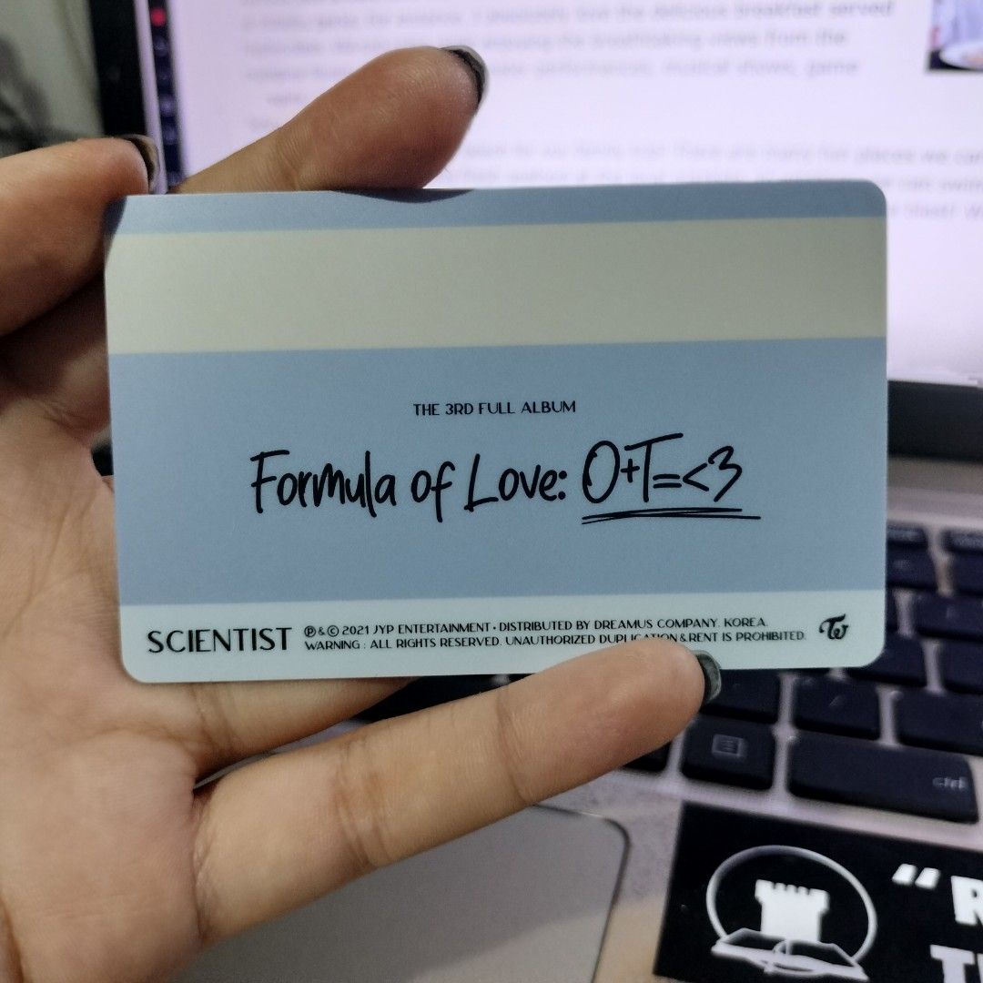 Nayeon ID Card | Formula of Love, Hobbies & Toys, Memorabilia ...