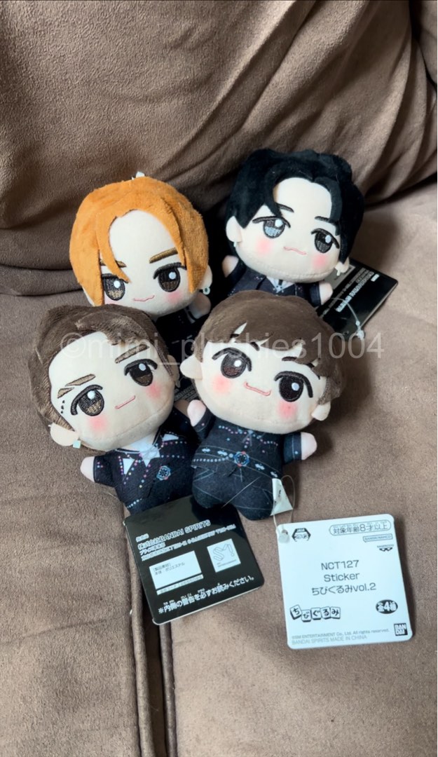 NCT 127 Sticker Chibigurumi plush charm, Hobbies & Toys, Memorabilia ...