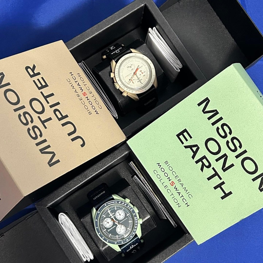 Omega x Swatch to the Planets w/ the Bioceramic MoonSwatch Collection ...