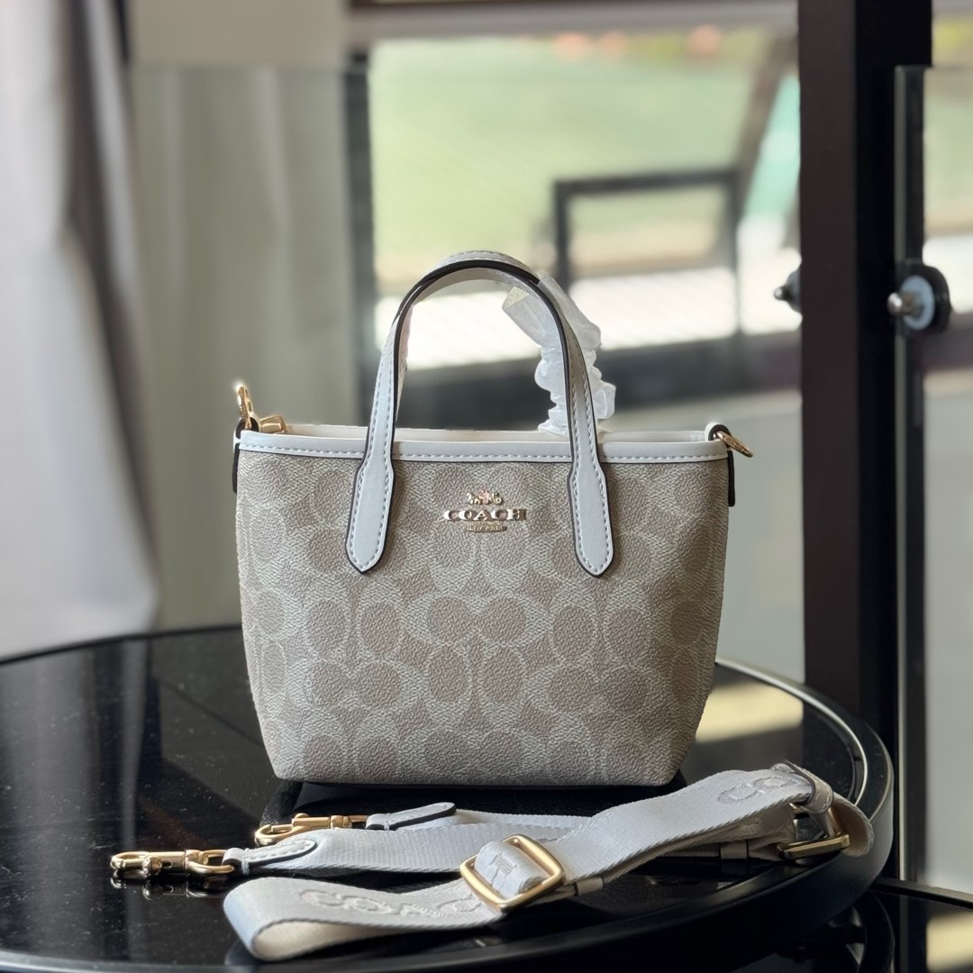 ON HAND: Coach Mini City Tote Crossbody Bag, Women's Fashion, Bags ...