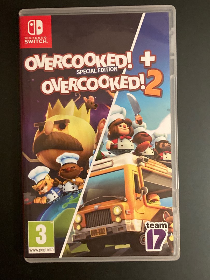 Overcooked Special Edition + Overcooked 2 # Switch Game, 電子遊戲, 電子遊戲 ...