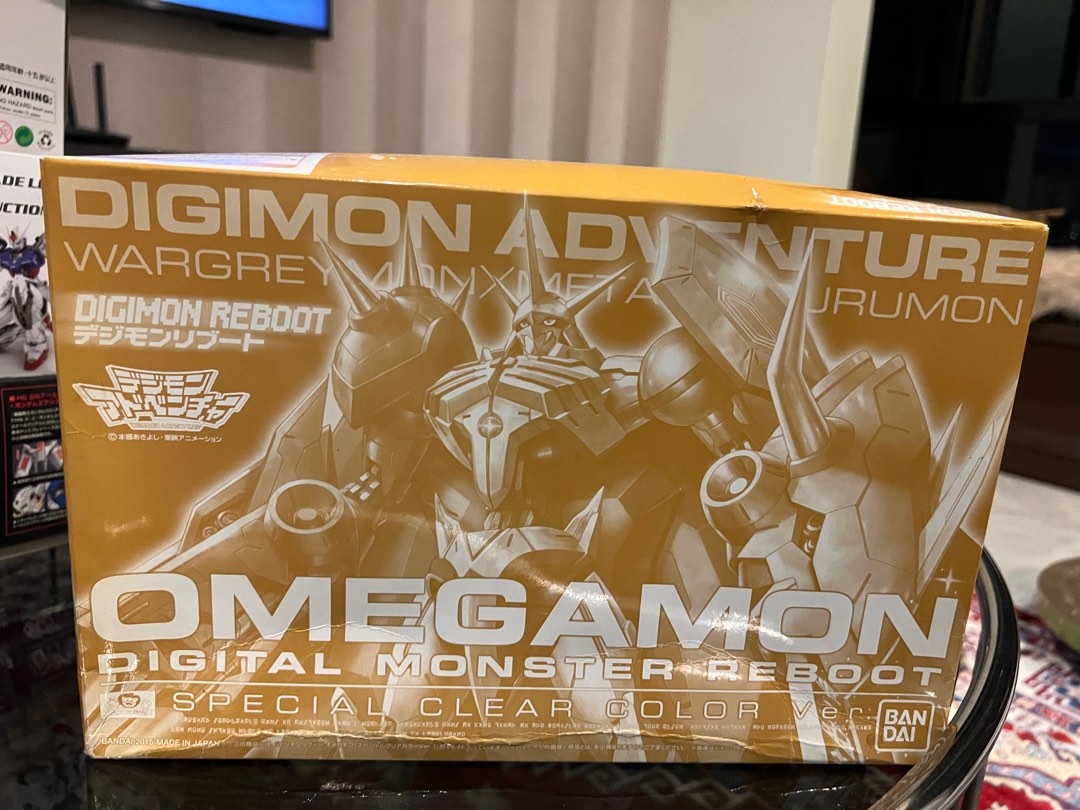 PBandai Digimon Reboot Omegamon Clear ver, Hobbies & Toys, Toys & Games ...
