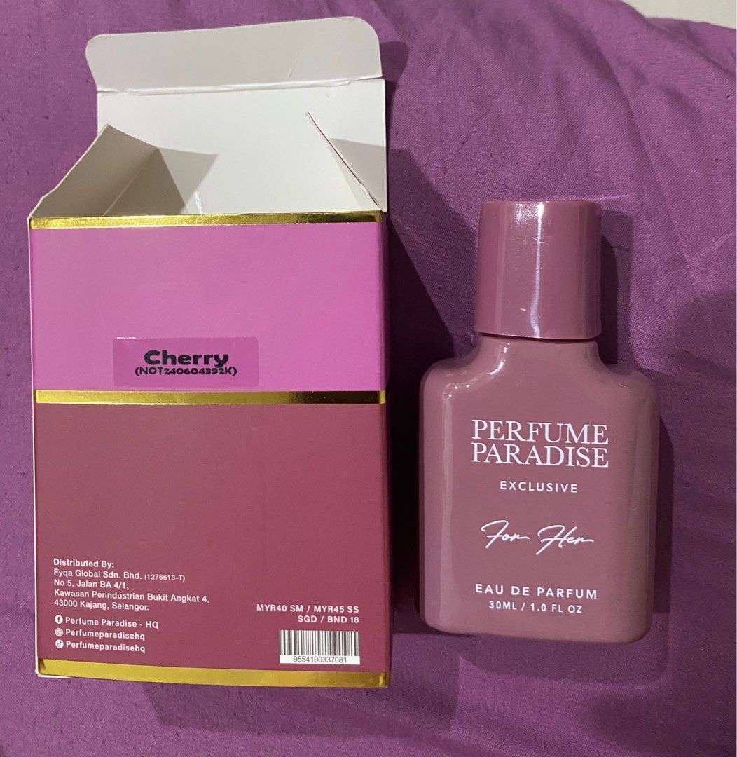 PERFUME PARADISE 30 ML CHERRY, Beauty & Personal Care, Fragrance ...