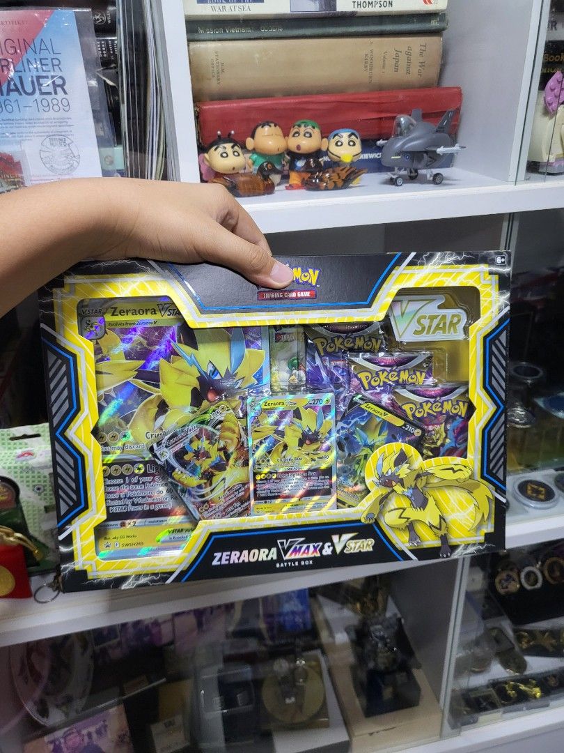 Pokemon Zeraora VMAX VSTAR Battle Box, Hobbies & Toys, Collectibles ...