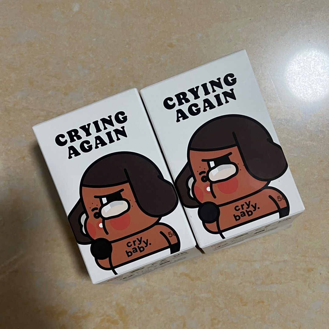 ONHAND POPMART CRY BABY Crying again full sealed blind box, Hobbies ...