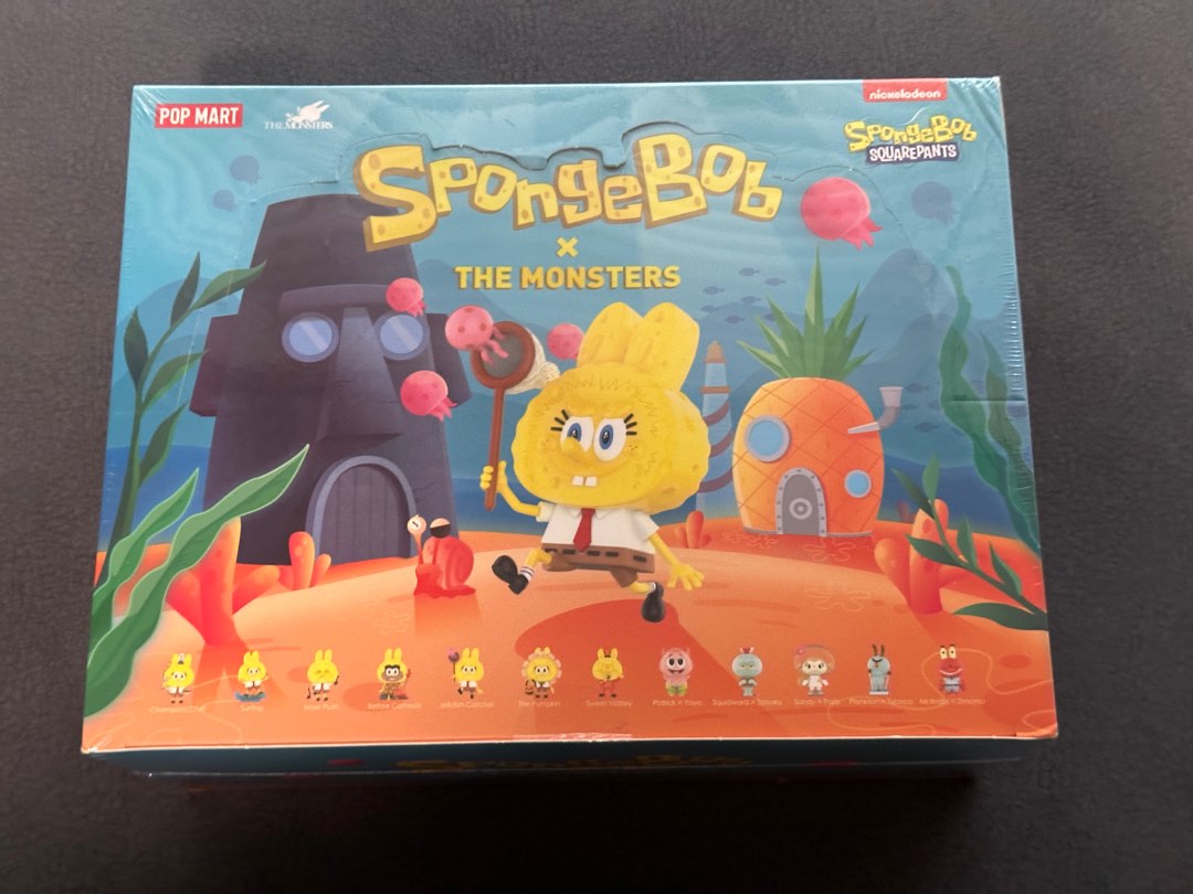 Popmart Labubu The Monsters × SpongeBob Series, Hobbies & Toys, Toys ...