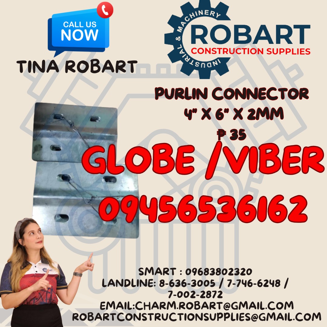 Purlin connector 4x 6" x 2mm, Commercial & Industrial, Construction ...