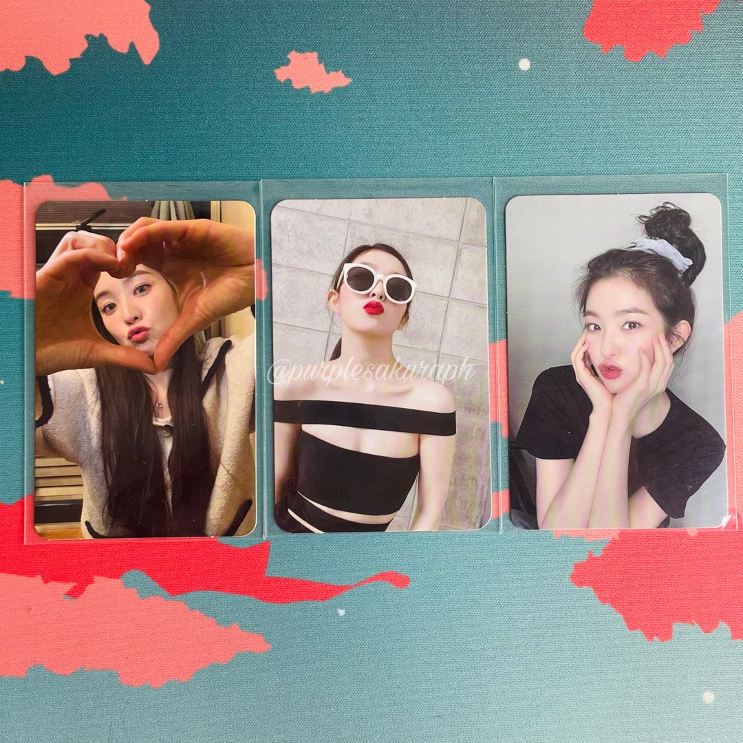 Red Velvet RV Irene Official Album Photocards (Set / Tingi) SM KPOP ...