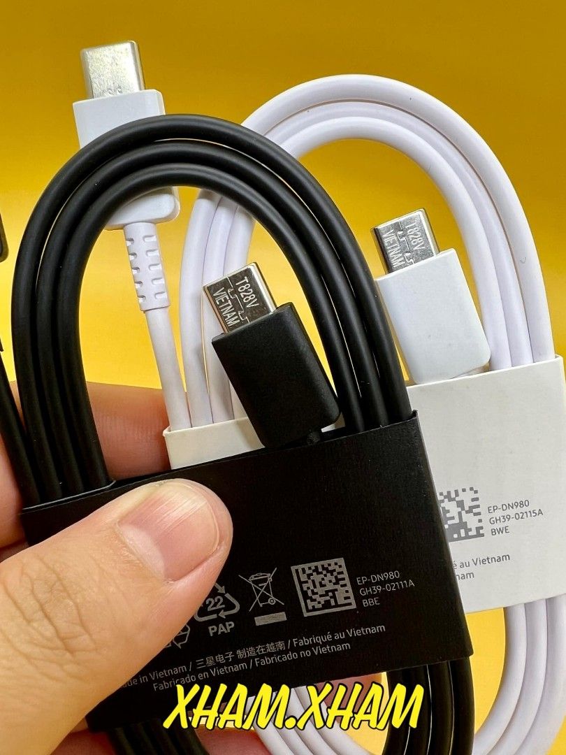 Samsung 3A Type C to Type C Cable Made in Vietnam Supports Super Fast ...