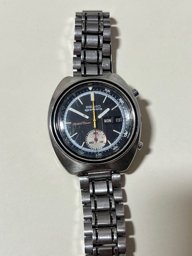 Vintage Seiko 6139-7020 speed timer ( flying saucer ), Men's Fashion ...