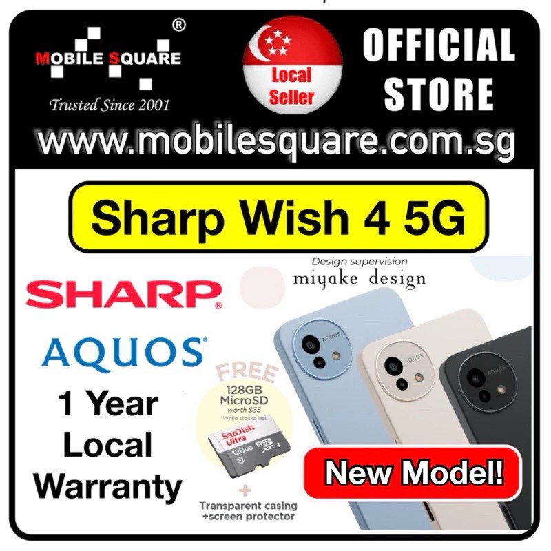 Sharp Wish 4 5G (128GB/6GB RAM), Mobile Phones & Gadgets, Mobile Phones, Android Phones, Android ...
