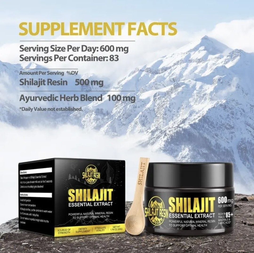SHILAJIT RESIN / PURE SHILAJIT / WELLNESS ENHANCER / SUPPLEMENT ...
