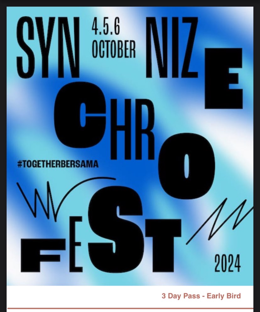 Synchronize Fest 2024 (3 Day Pass), Tickets & Vouchers, Event Tickets ...