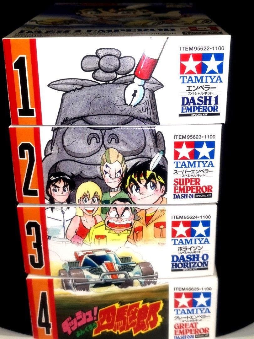 Tamiya Mini 4wd Dash-01 Super Emperor & Dash-5 Dancing Doll Special Kit ...