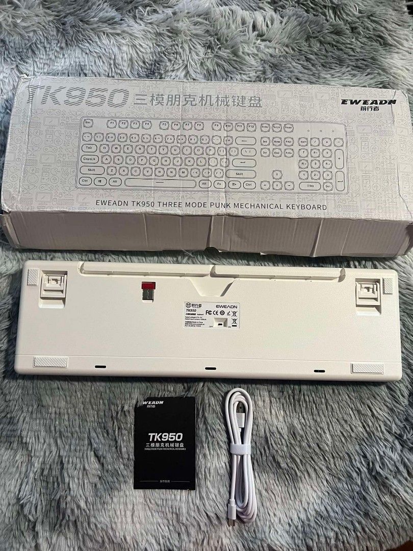 TK950 Keyboard Three Mode Punk Mechanical Keyboard, Computers & Tech ...