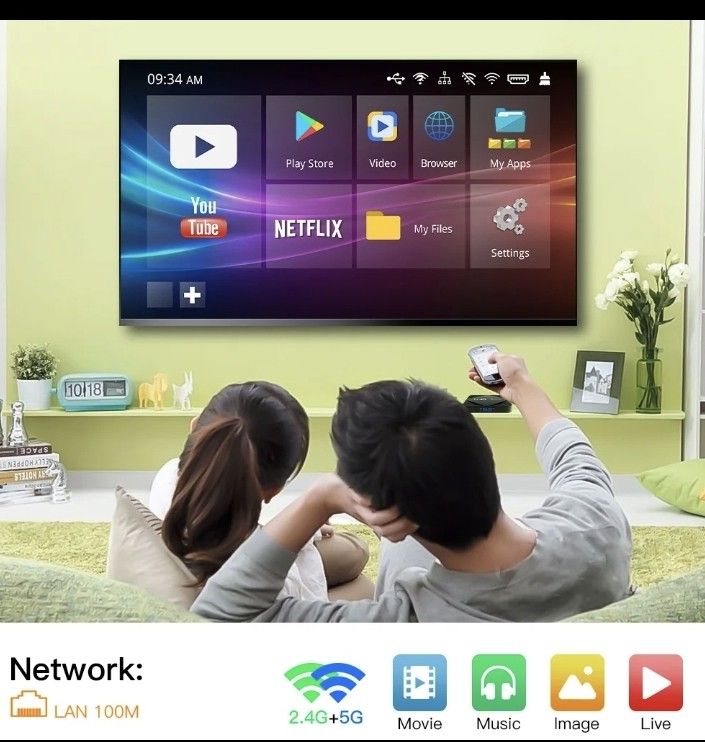 Transpeed android 13 TV Box 2Gb Ram 16Gb Storage, TV & Home Appliances, TV & Entertainment, Blu ...