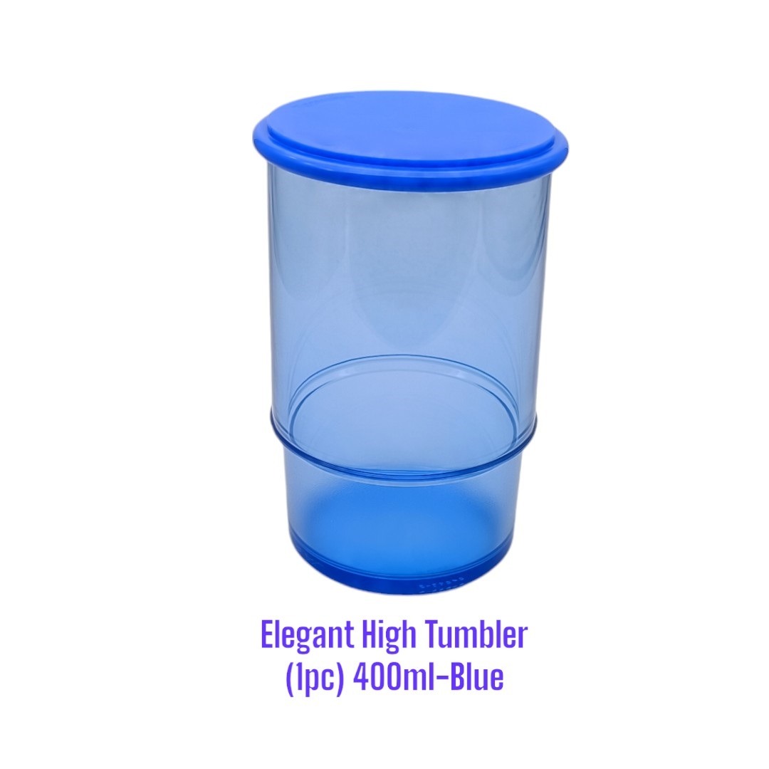 Tupperware Elegant High Tumbler (1) 400ml, Furniture & Home Living ...