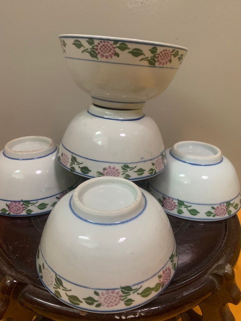Vintage Rice Bowls, Hobbies & Toys, Collectibles & Memorabilia, Vintage ...