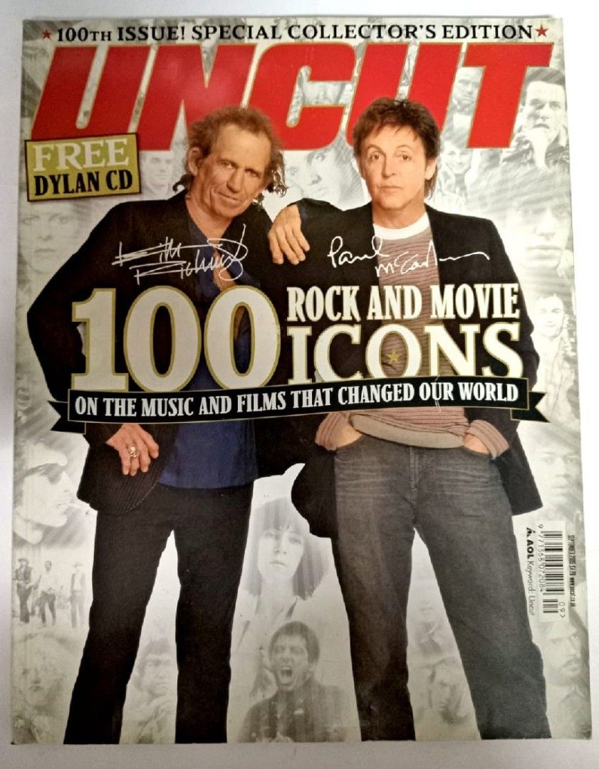VINTAGE UNCUT MAGAZINE: "100TH ISSUE SPECIAL COLLECTOR'S EDITION" ISSUE ...