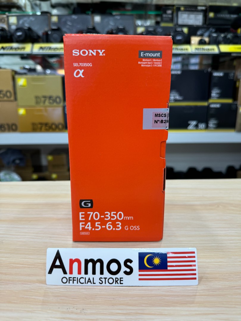 100% BRAND NEW SONY E 70-350MM F4.5-6.3 G LENS ONLY (2 YEAR OFFICIAL ...