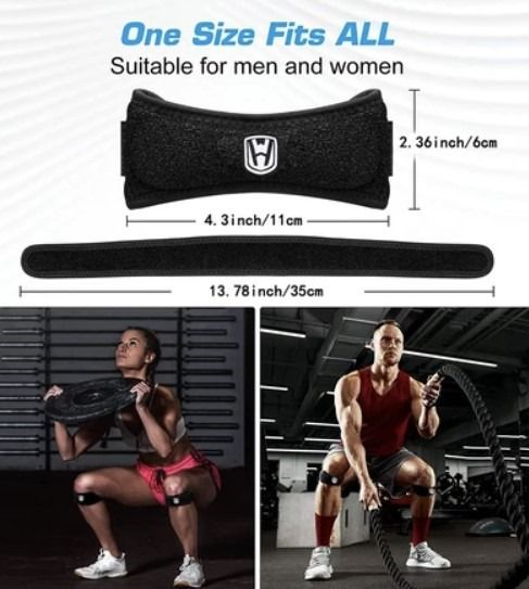 (1 Pair) Adjustable EVA Strap for Patella / Knee Support / Recovery ...