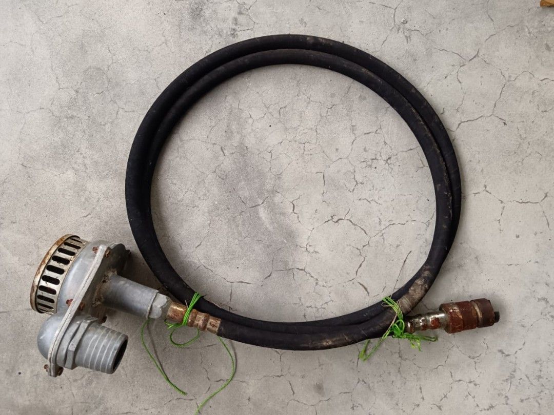 1 set Robin Engine 5HP + Hose + Submersible Pump, Furniture & Home ...