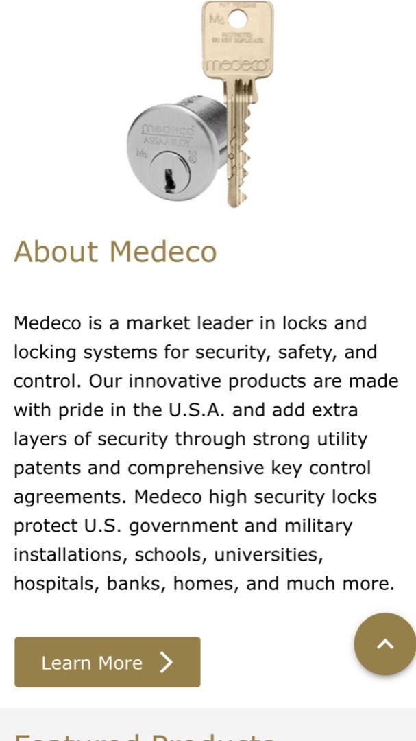 99% New No. 1 US High Security Lock “Medeco” M3 Newest Version Deadbolt ...