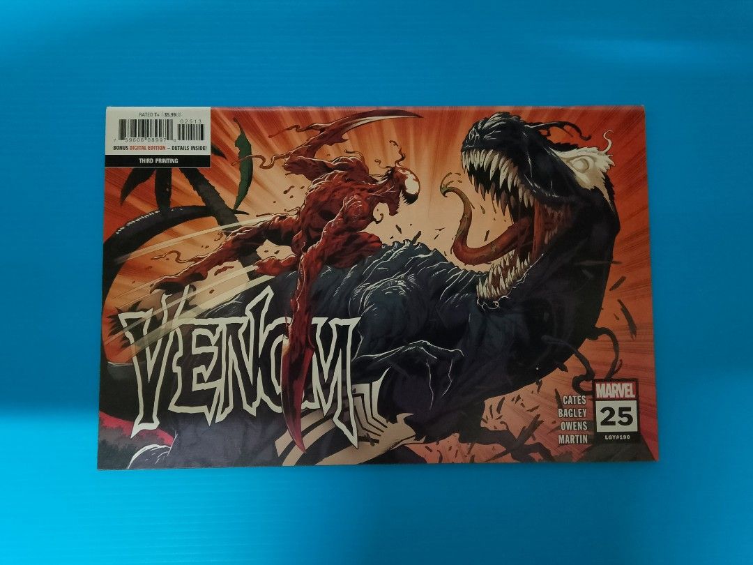 Venom #25 ( Mark Bagley - Cover art ) 25th Anniversary Oversized Issue ...