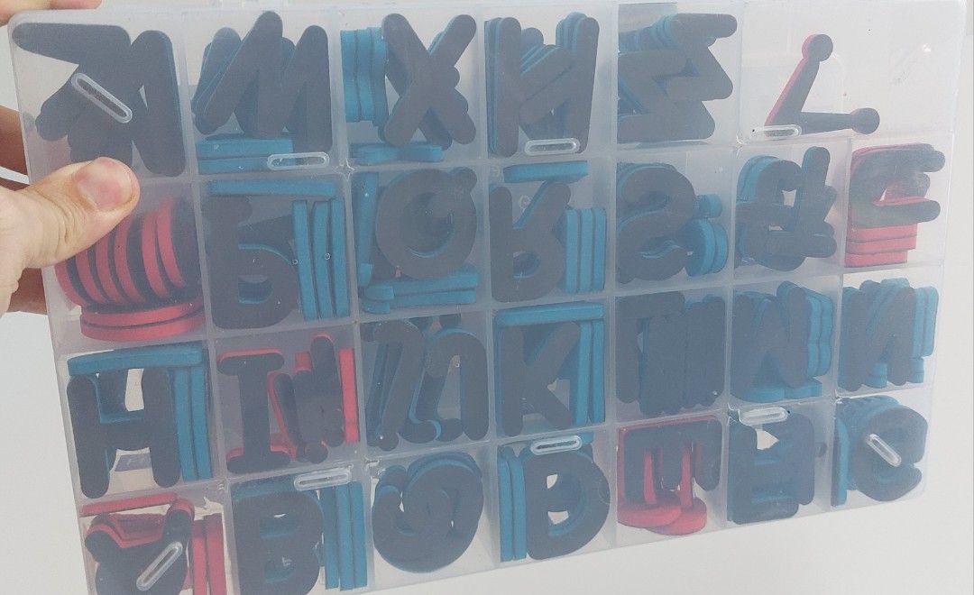 Alphabet Bright Max letters kit magnetic, Hobbies & Toys, Toys & Games ...