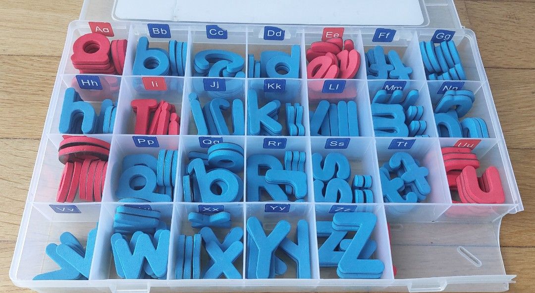 Alphabet Bright Max letters kit magnetic, Hobbies & Toys, Toys & Games ...