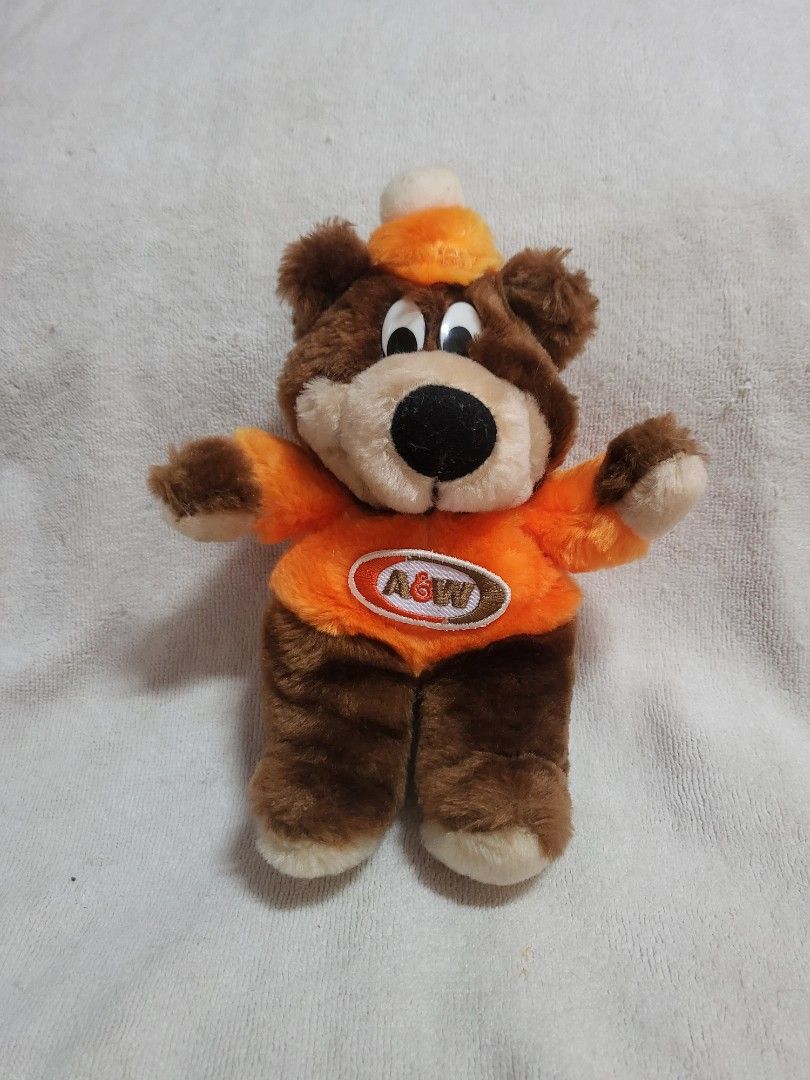 Authentic Vintage A&W Bear Plush Soft Toy, Hobbies & Toys, Toys & Games ...