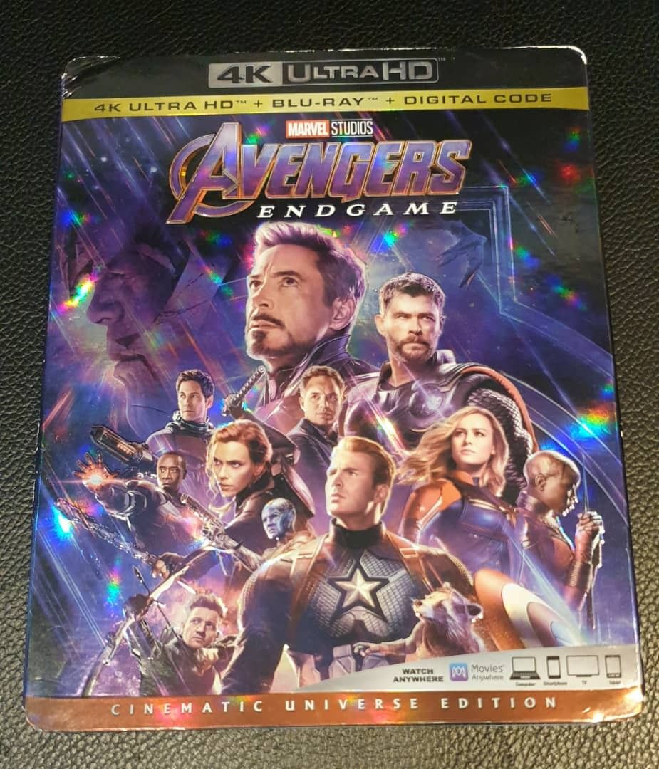 Avengers Endgame Blu Ray 4K ULTRA HD, Hobbies & Toys, Music & Media ...