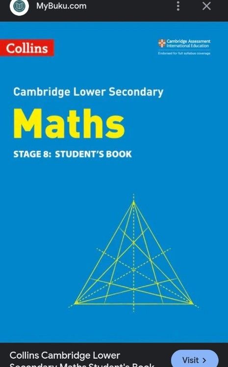 {Cambridge IGCSE y8) MATHS TEXTBOOK, Hobbies & Toys, Books & Magazines ...