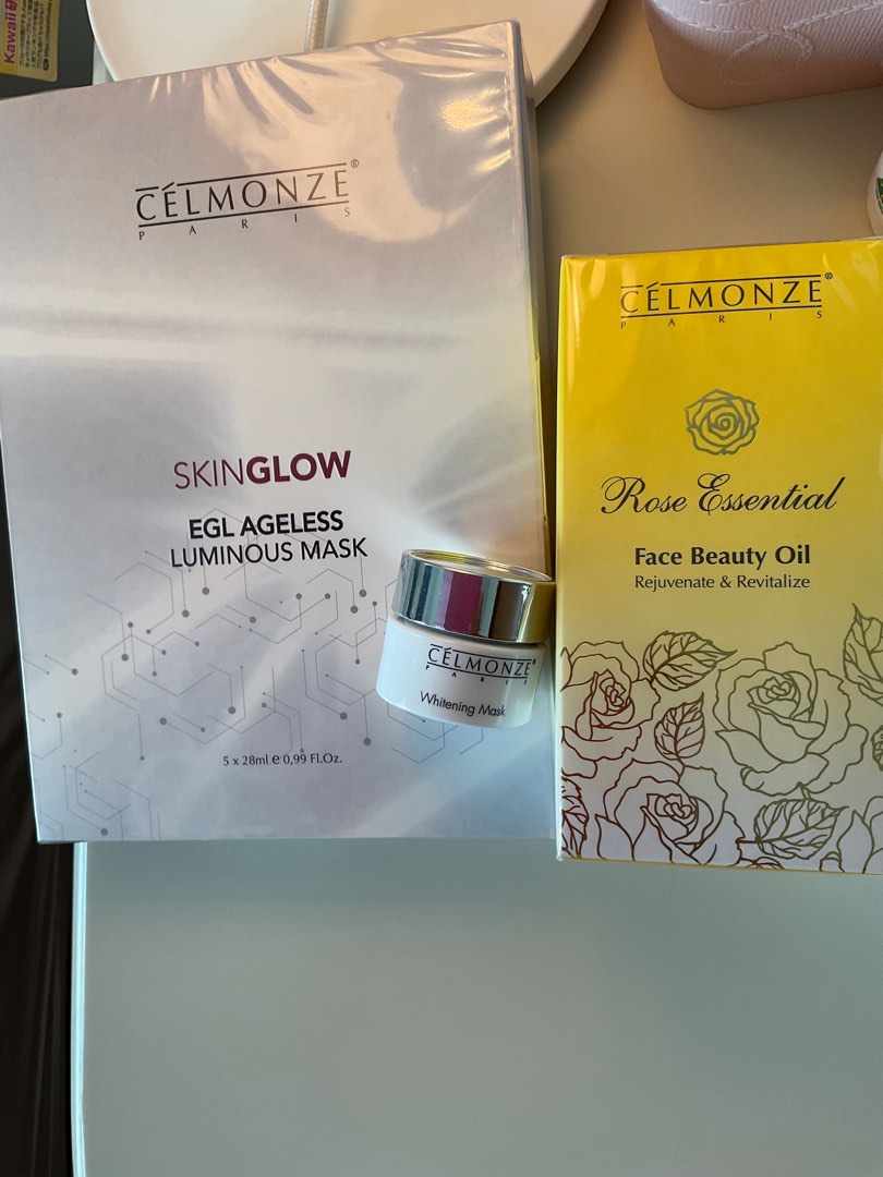 Celmonze skin glow EGL/rose oil, Beauty & Personal Care, Face, Face Care Products on Carousell