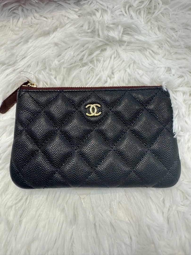 Chanel Mini O Case Black Caviar GHW, Luxury, Bags & Wallets on Carousell