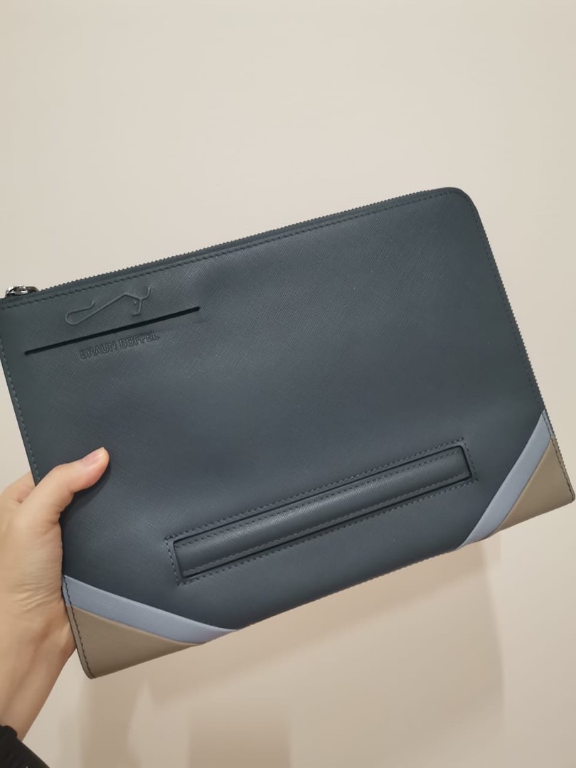 Braun Buffel Germany Envelope Large Clutch Bag Big Money Collection ...