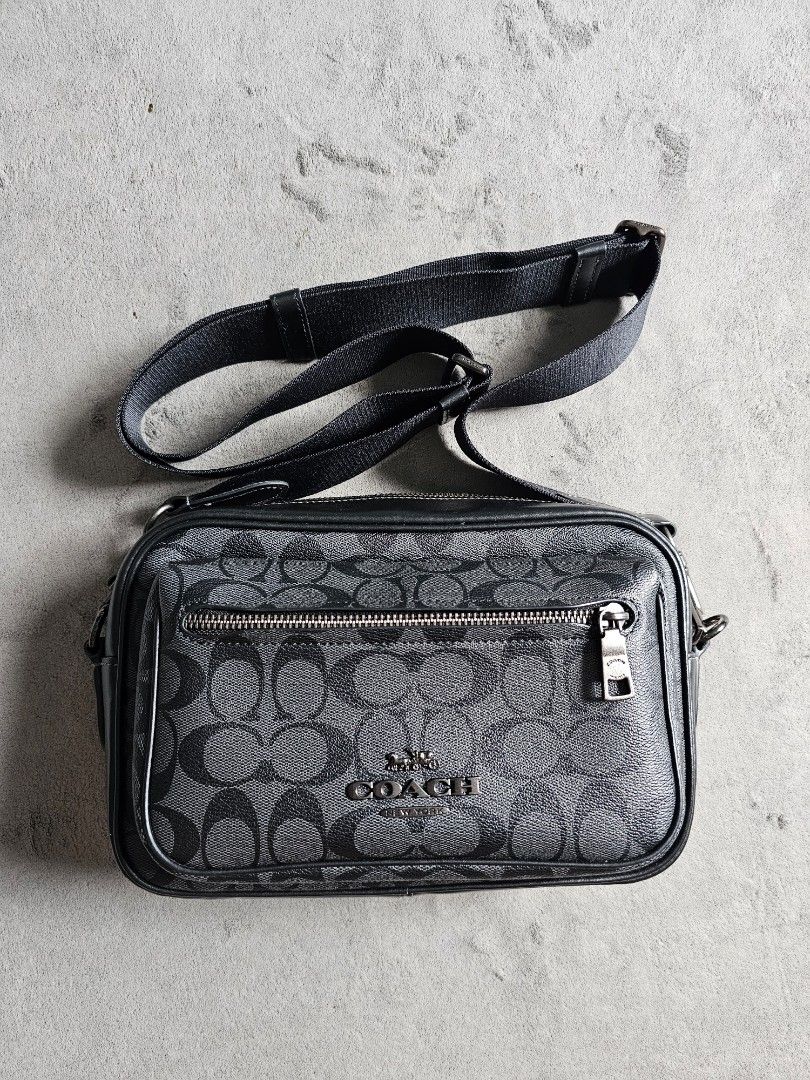 COACH Elias Crossbody In Signature Canvas CJ510 Sling Shoulder Bag ...