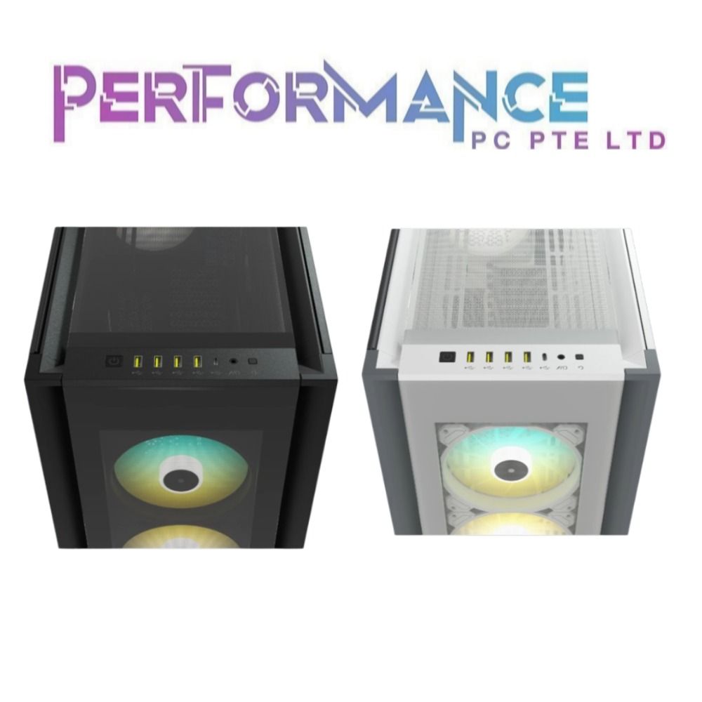 CORSAIR iCUE 7000X RGB Full-Tower ATX PC Case, Black/White (2 YEARS ...