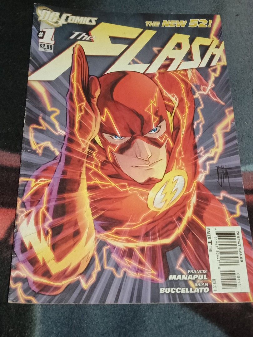 DC COMICS THE FLASH NUMBER 1 ISSUE, Hobbies & Toys, Books & Magazines ...