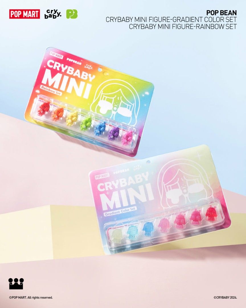 [EXCLUSIVE! BRAND NEW! POPMART] POPMART CRYBABY CRY BABY MINI POPBEANS ...