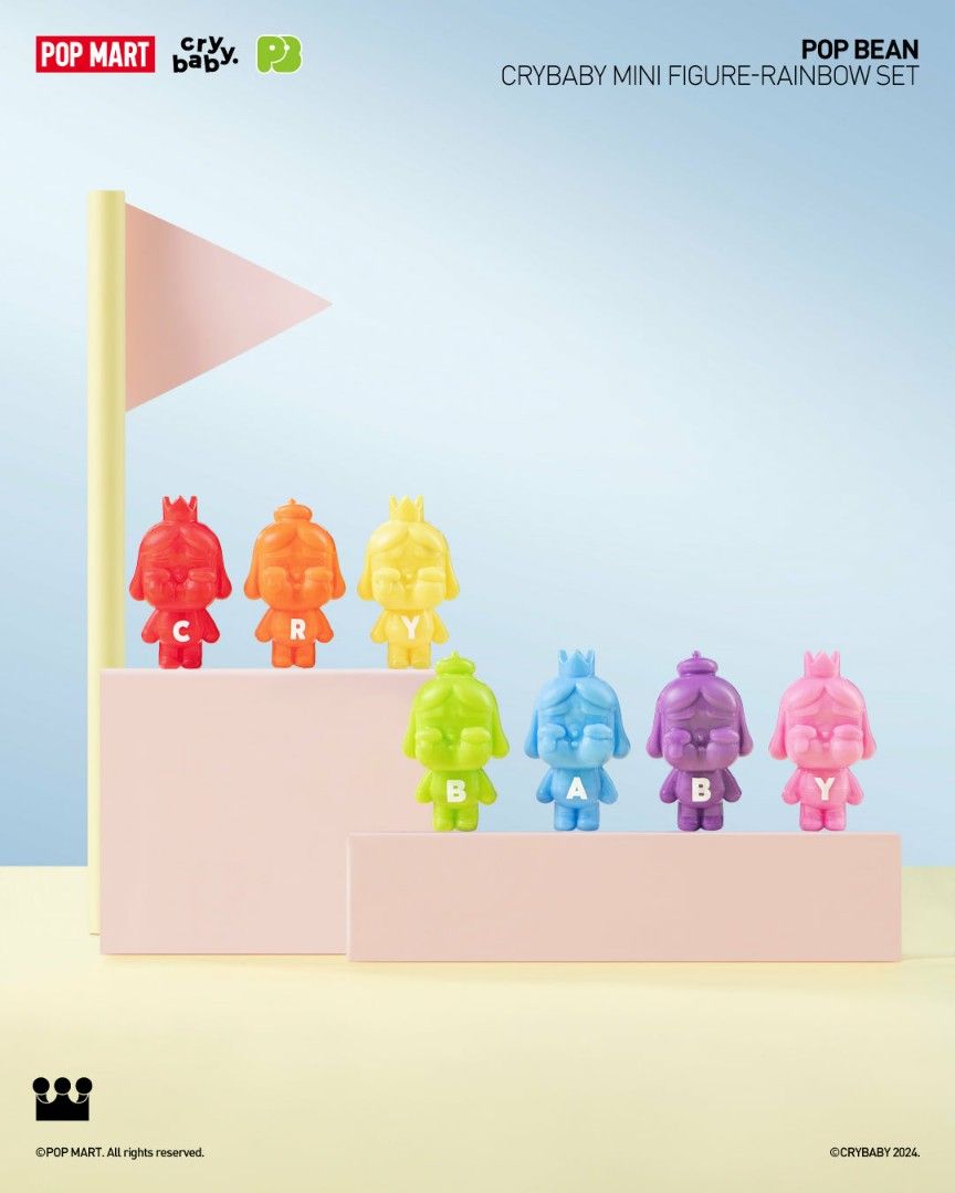 [EXCLUSIVE! BRAND NEW! POPMART] POPMART CRYBABY CRY BABY MINI POPBEANS ...