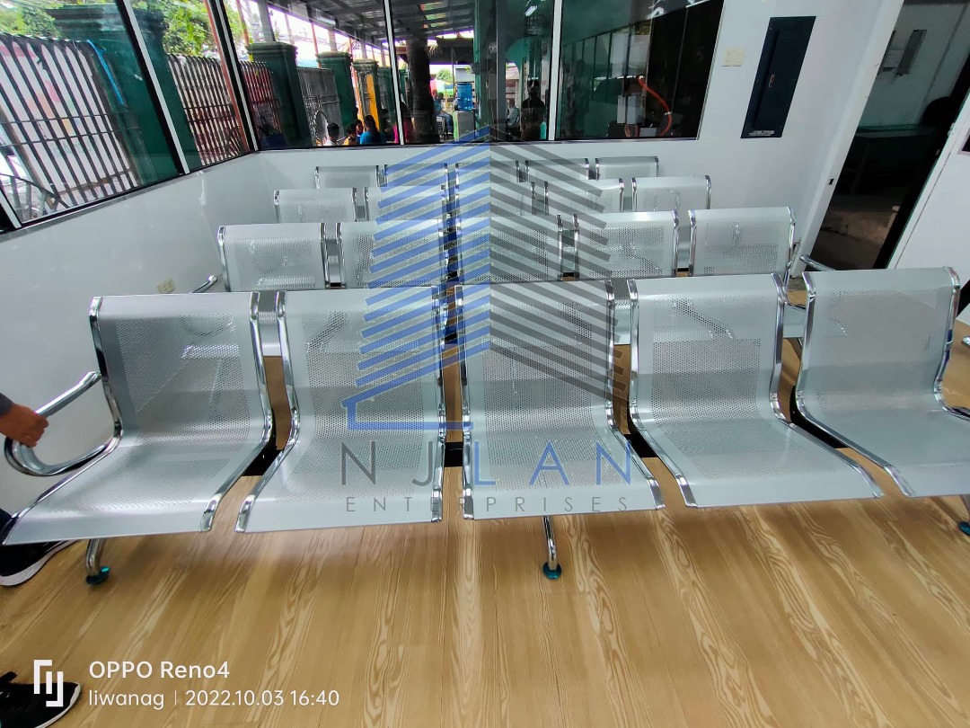 GANG CHAIRS/OFFICE PARTITION/OFFICE FURNITURE, Furniture & Home Living ...