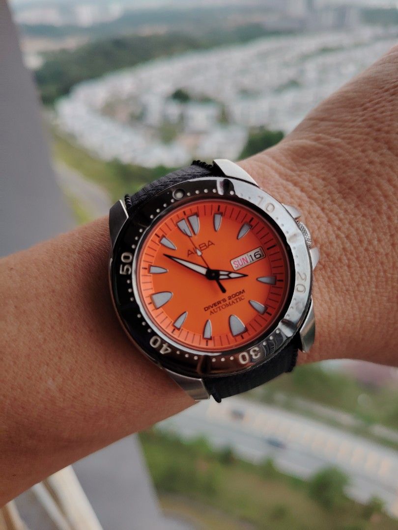 Genuine Alba Manta Ray Diver Watch, Men's Fashion, Watches ...